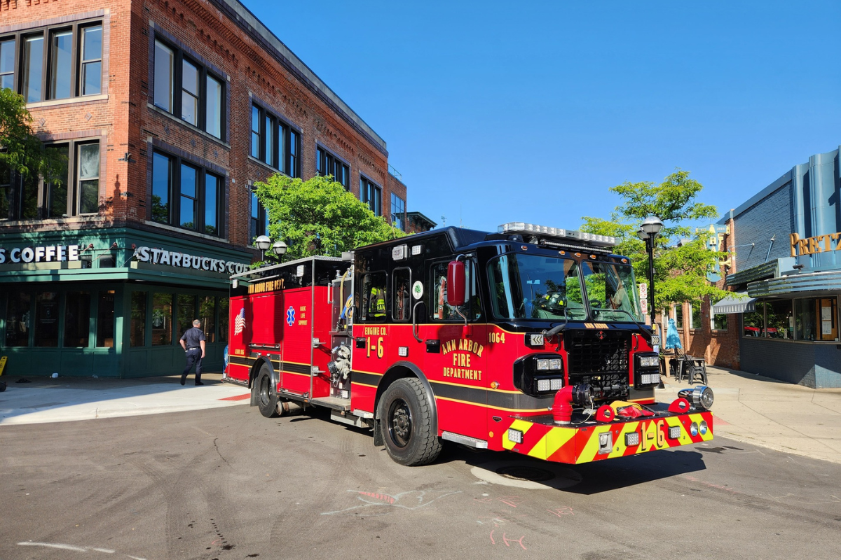 Ann Arbor Blaze Hospitalizes Two: U-Michigan-Owned Student Apartment