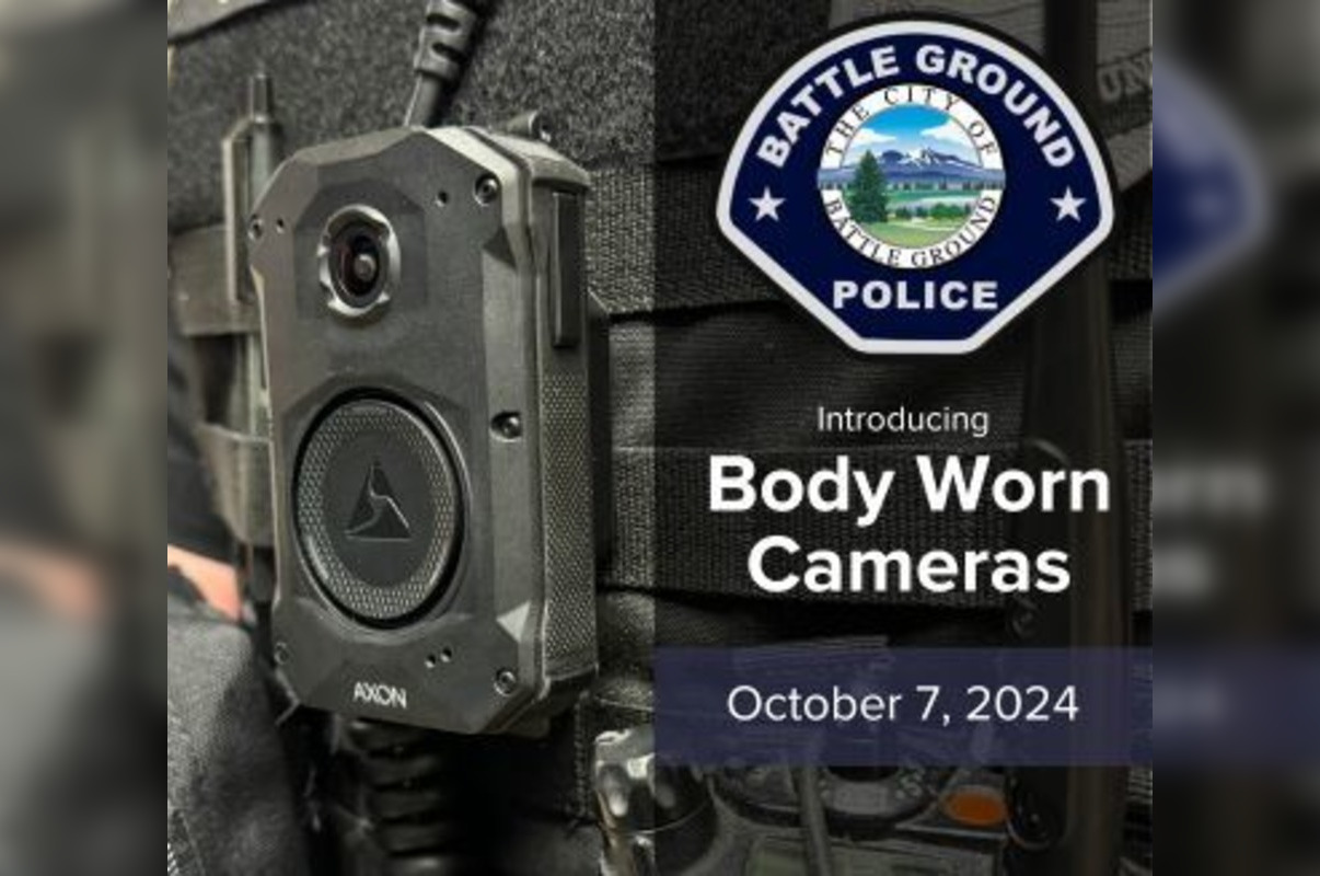 Battle Ground Police Department Equips Officers with Body Cameras to