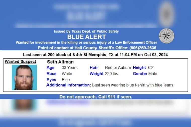 Blue Alert Issued in Texas for Suspect in Shooting of Memphis Police