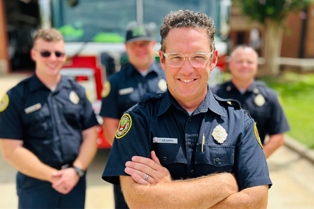 Charlotte Celebrates Kyle Shank as Firefighter of the Year for