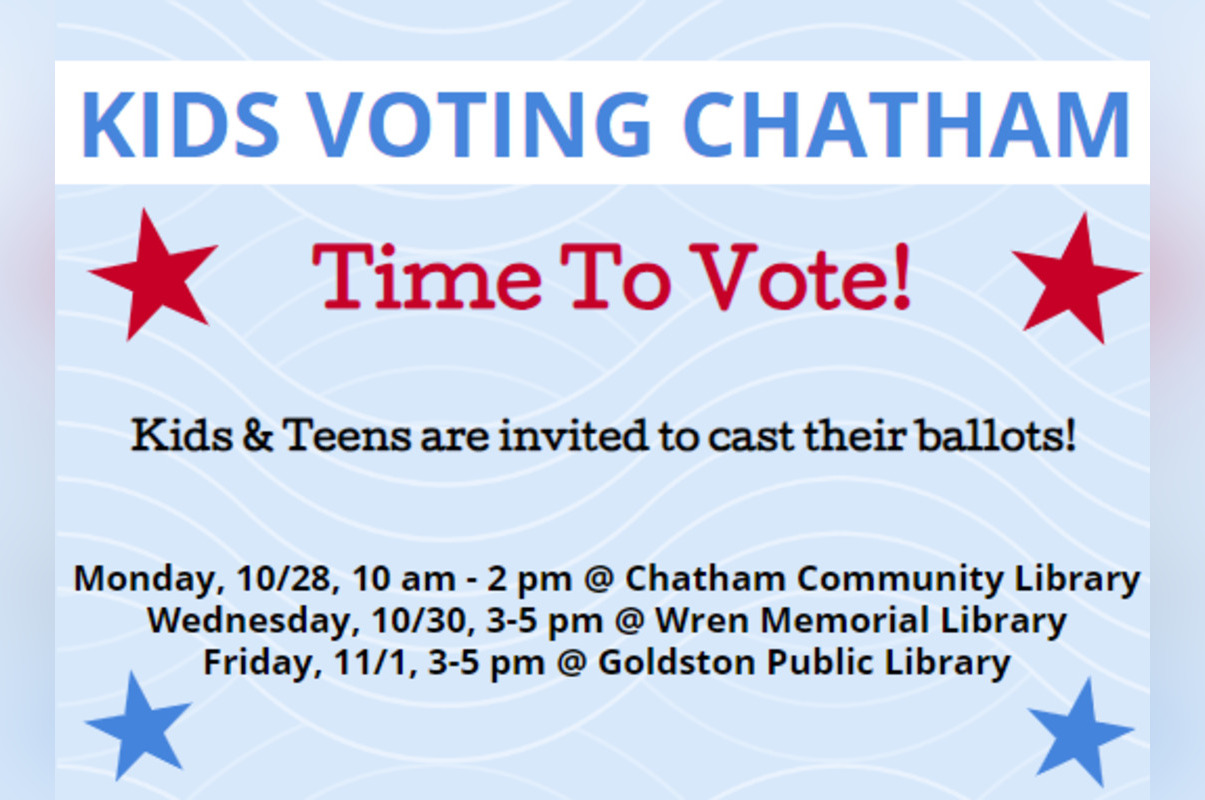 Chatham County Public Libraries Champion Early Voter Engagement for