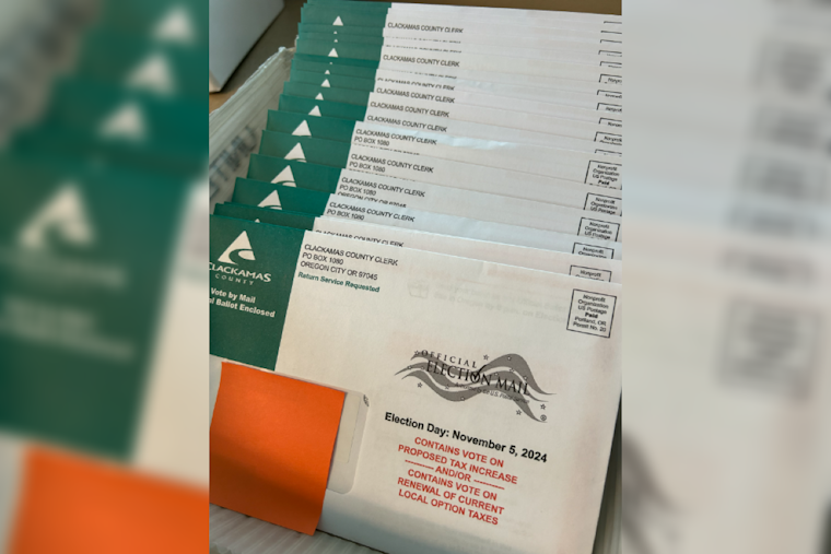 Clackamas County Sends 320,000 Ballots for November Election, "Track