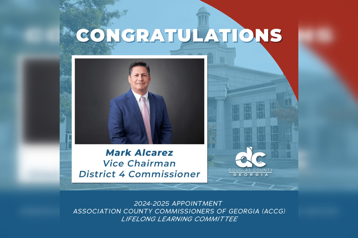 Douglas County Commissioner Mark Alcarez Appointed to ACCG's Lifelong