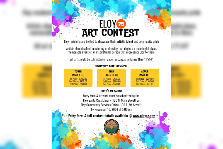 Eloy Calls on Local Artists to Celebrate City's 75th Anniversary with