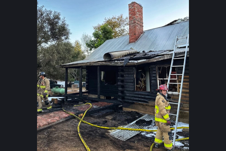 Fallbrook Home Engulfed in Flames, Quick Response from North County