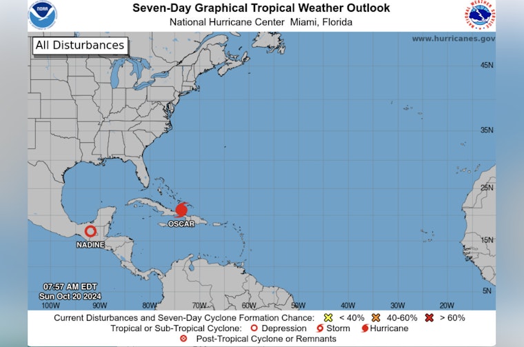 Florida Dodges Impact from Hurricane Oscar and Tropical Storm Nadine