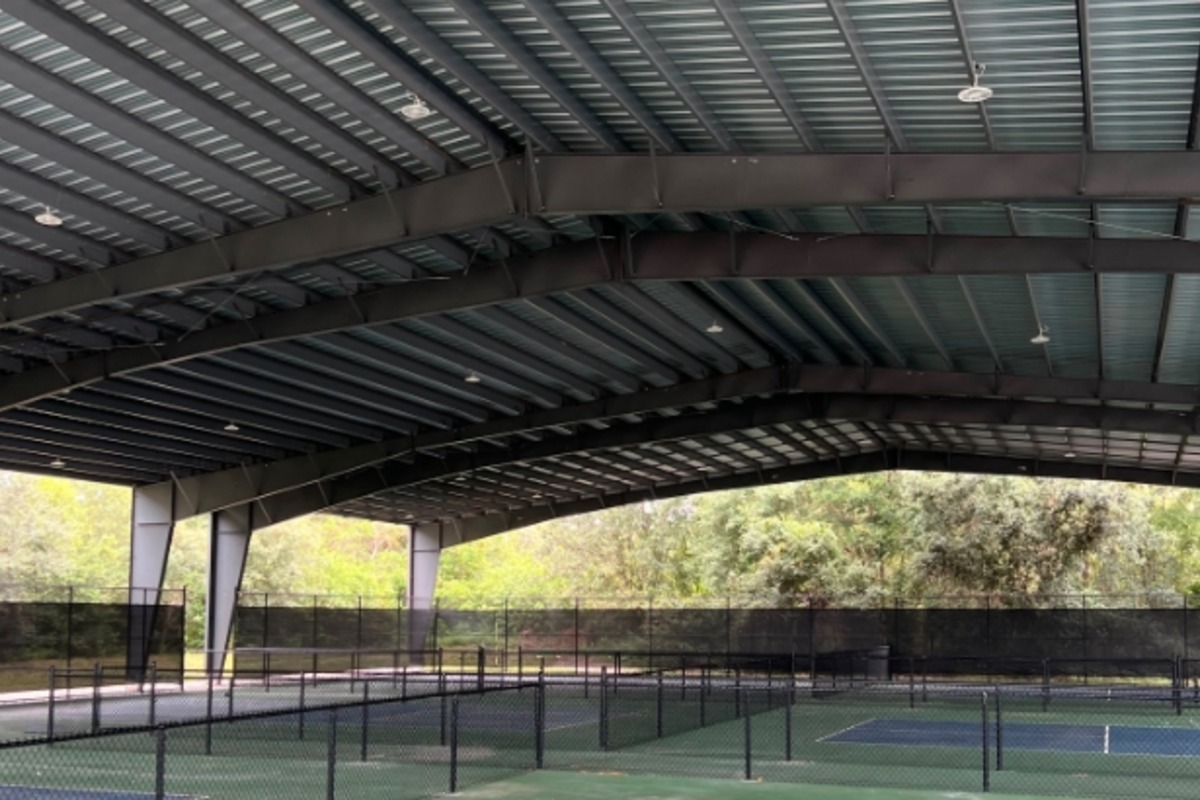 Hillsborough County Unveils New Shade Structure for Pickleball Players