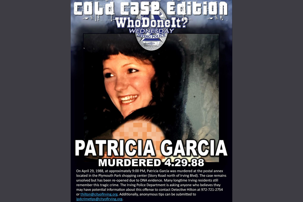 Irving Police Re-Open Cold Case as New DNA Evidence Emerges, Public's