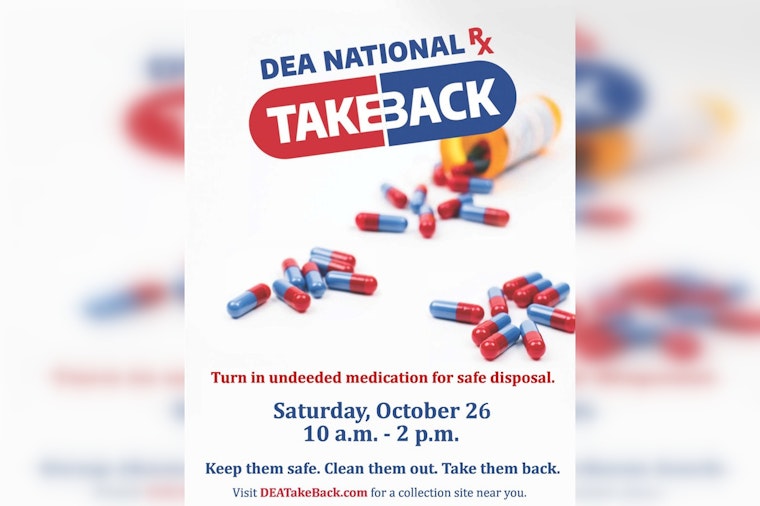 Maple Grove Police, DEA Host Drug Take Back Event at Local Walmart to