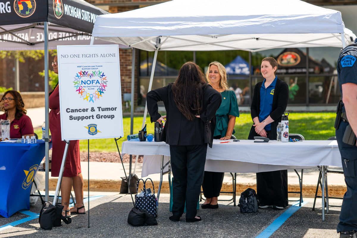 Michigan State Police Form "No One Fights Alone" Cancer Support Group