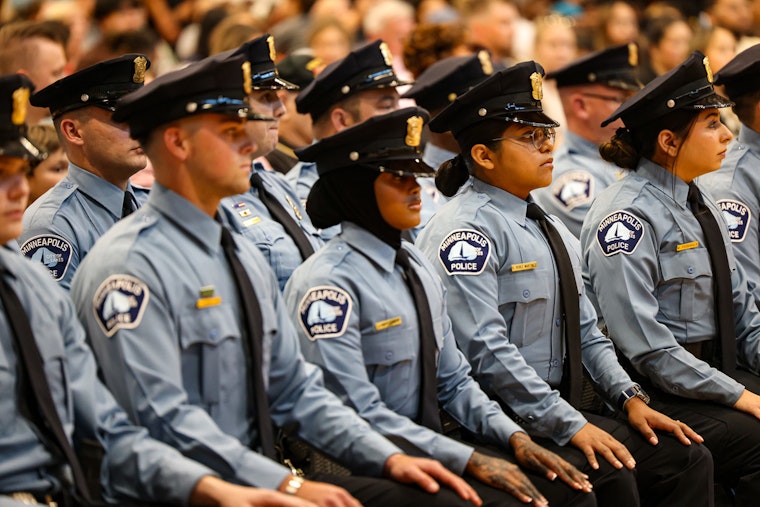 Minneapolis Welcomes Diverse Group of New Officers, Honors Fallen Hero