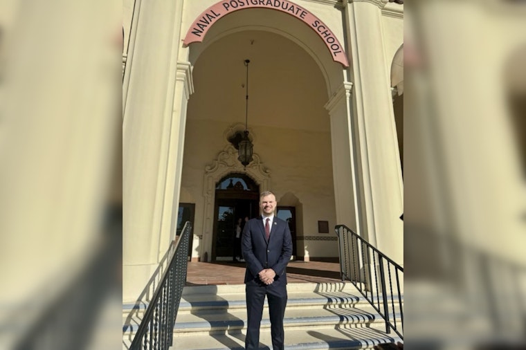 MPD Lieutenant Gavin Nelson Graduates from Prestigious Naval