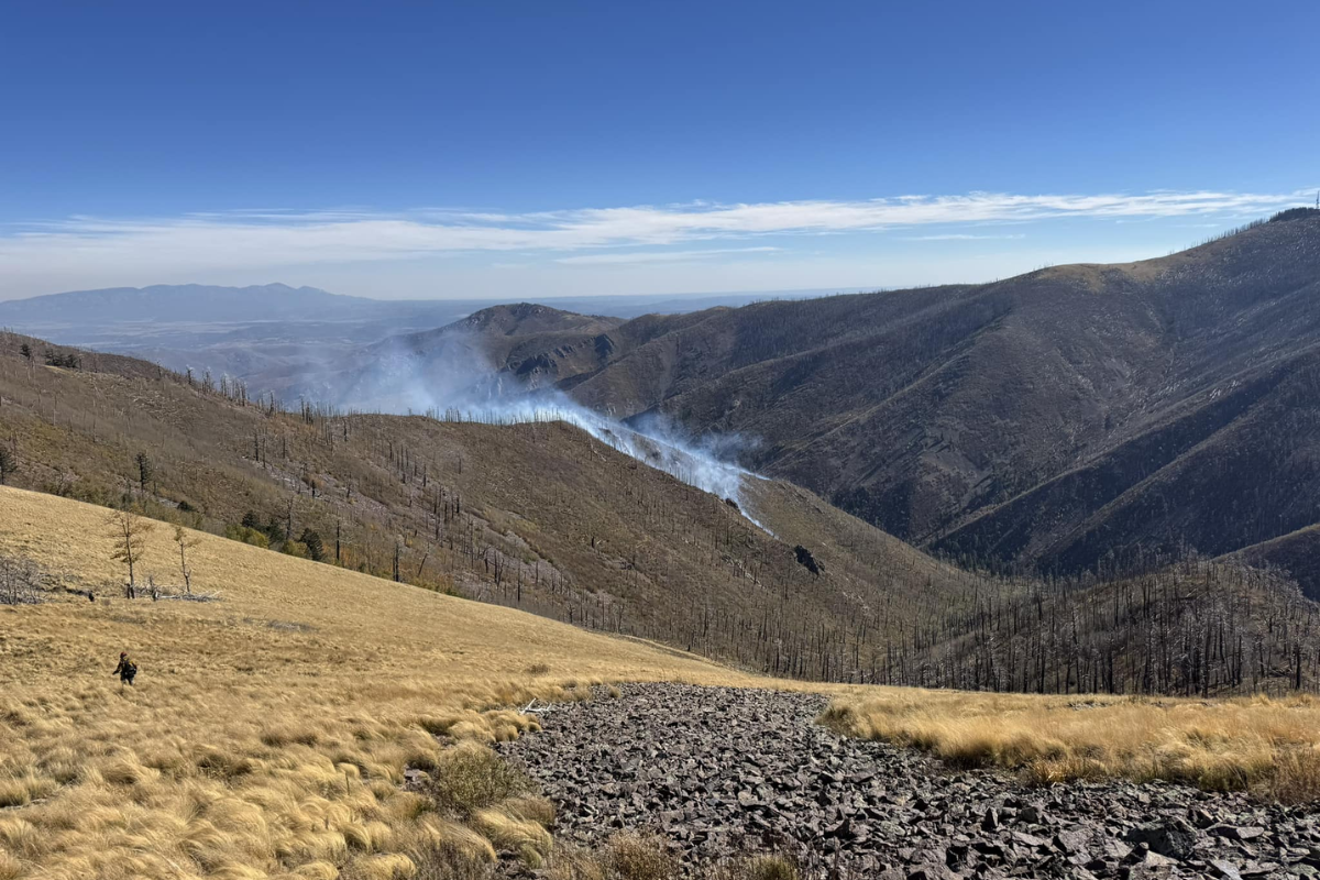 New Wildfire, 'Blue Front Fire,' Engulfs 10 Acres Near Ruidoso with 0%