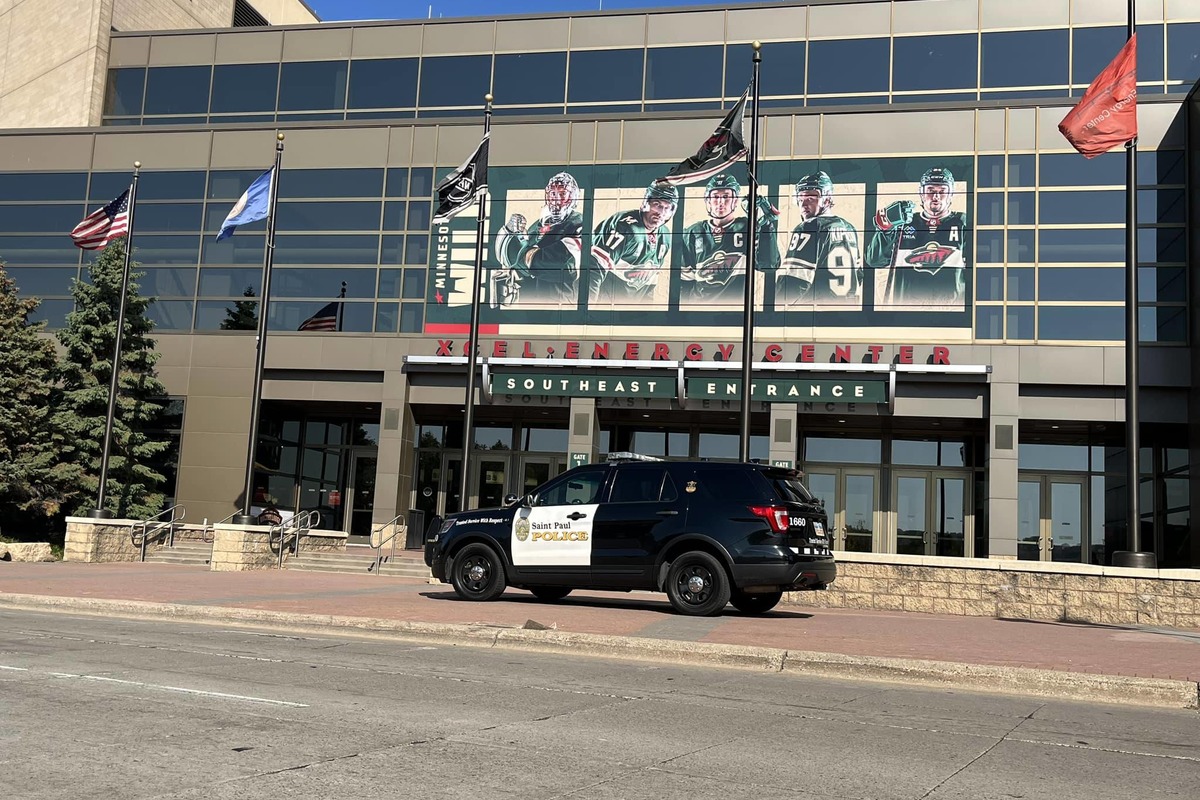 Saint Paul Police Enhance Community Ties at Minnesota Wild Home Opener