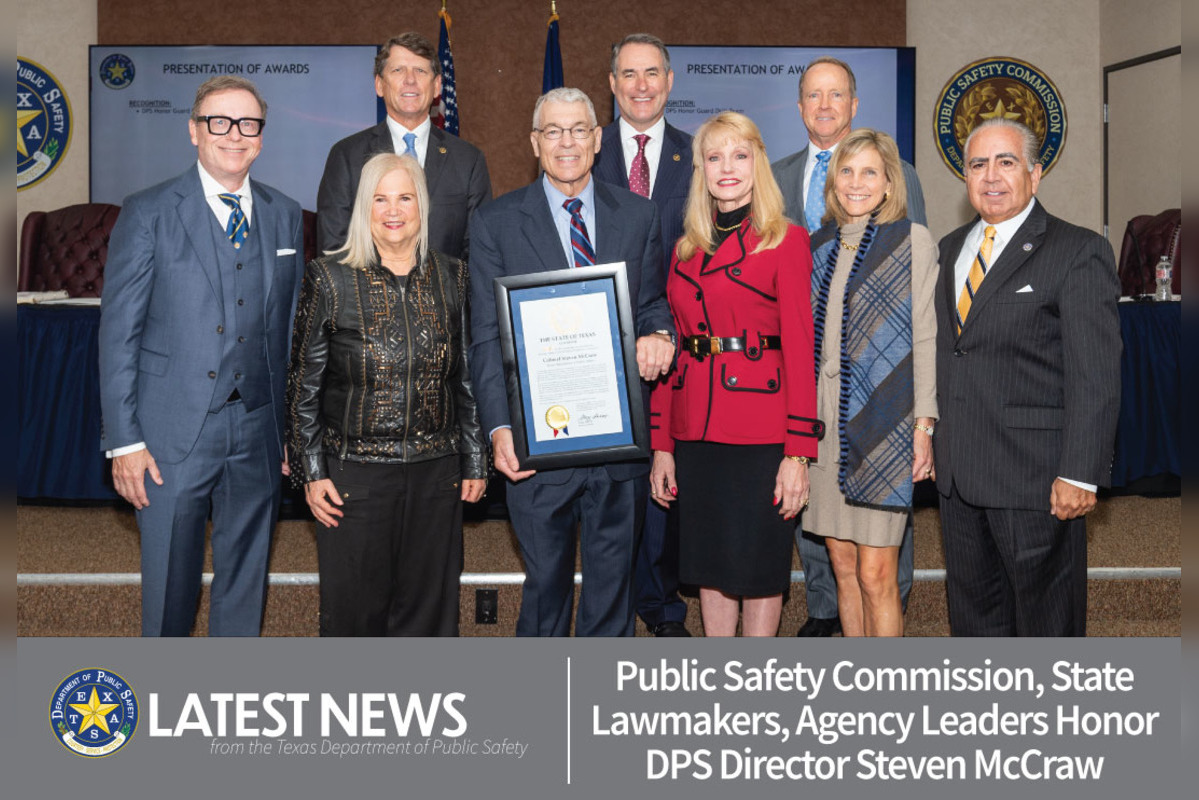 Texas Department of Public Safety Honors Retiring Director Steven C.