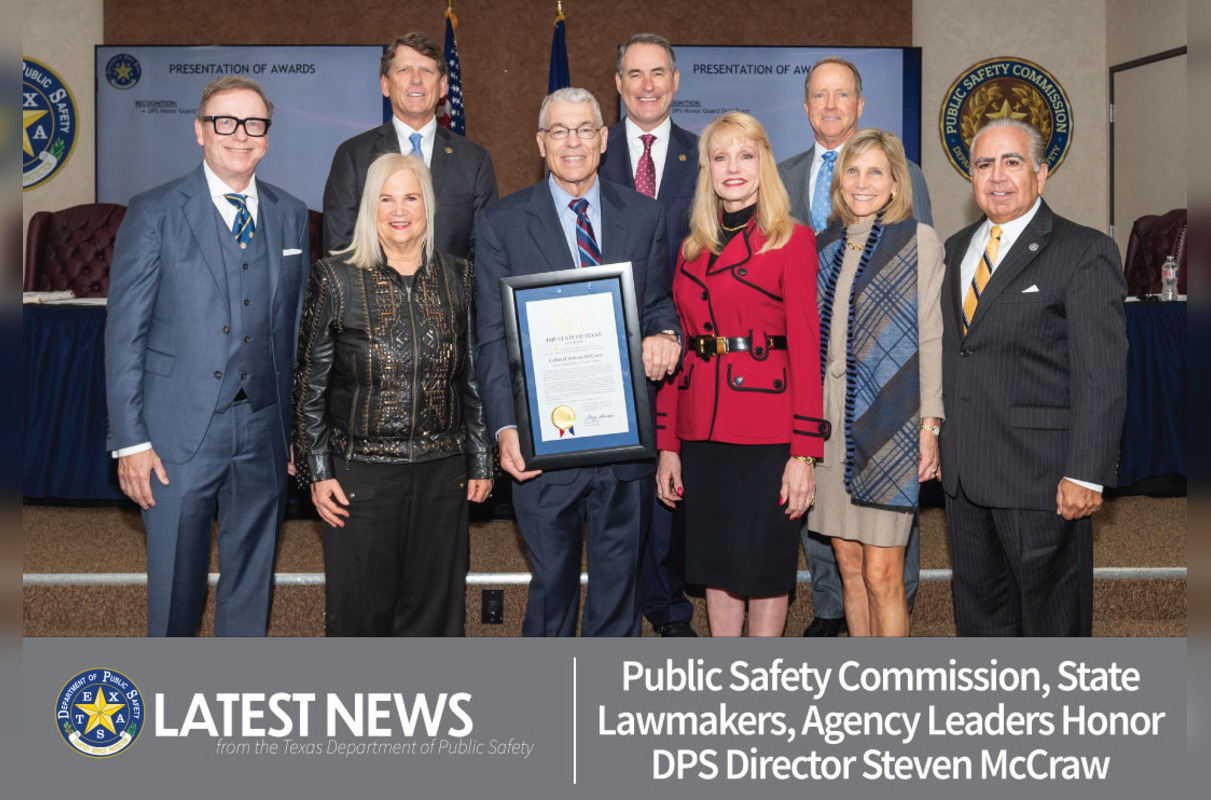 Texas DPS Honors Retiring Director Steven C. McCraw with Training