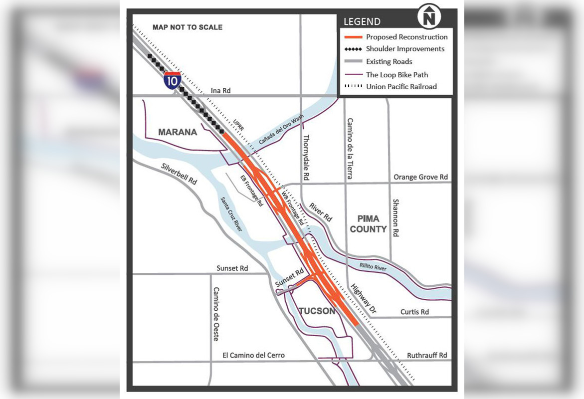 Tucson's I-10 Expansion Advances with New Westbound Lanes Open