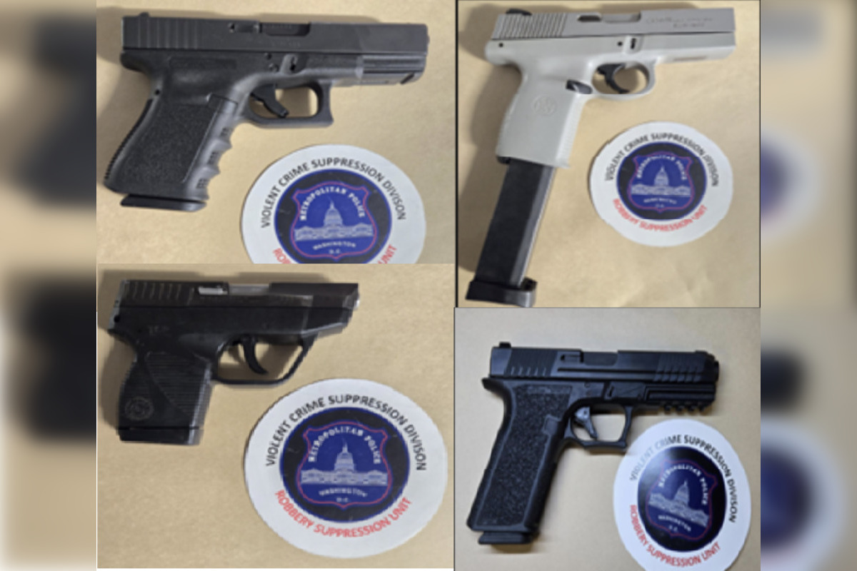 Washington D.C. Police Seize 39 Firearms in One Week During Anti-Gun