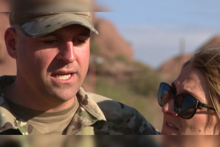 Arizona National Guard Soldiers Reunite With Families in Time for