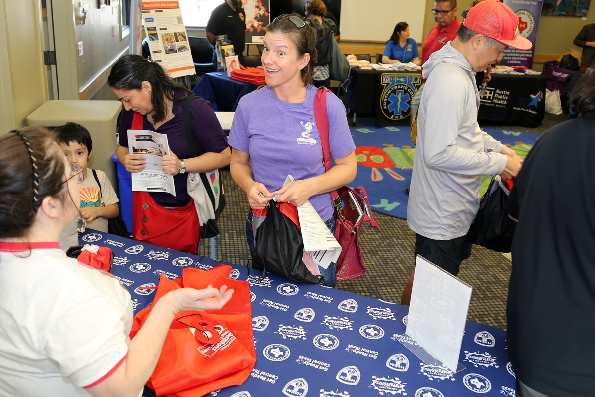 Austin HSEM Emergency Readiness Pop-Up Event at Carver Branch Library