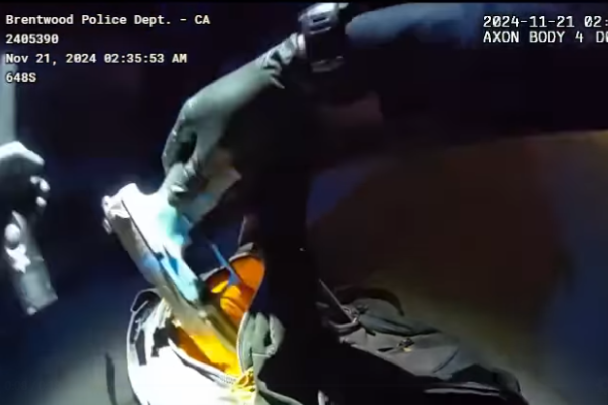 VIDEO: Brentwood Police Nab Felon With Loaded Handgun, Antioch Man