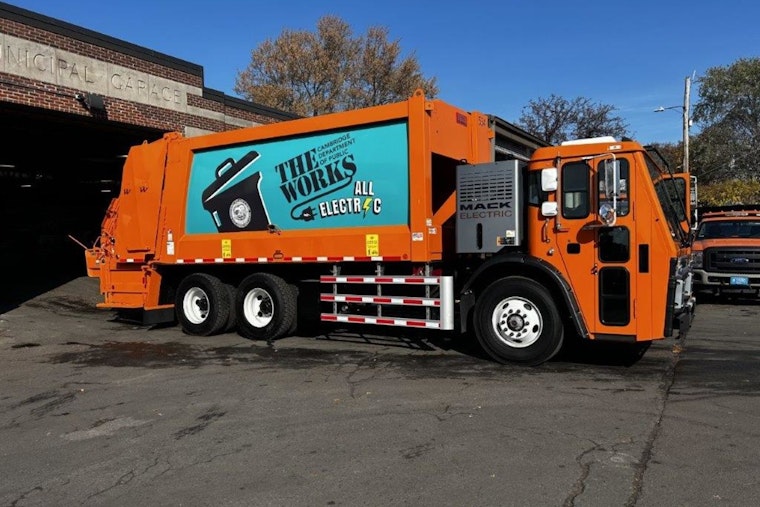 Cambridge Rolls Out First Fully Electric Waste Collection Truck,