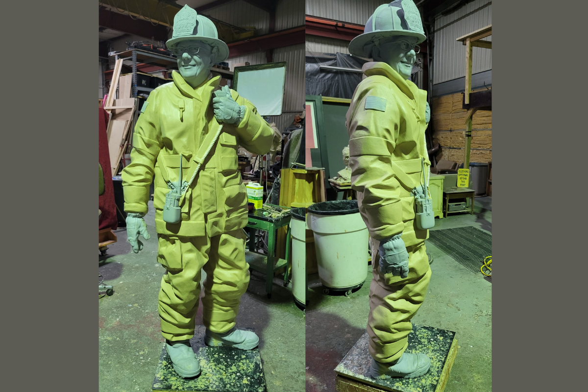 Comstock Honors Late Fire Chief Ed Switalski with Memorial Statue at