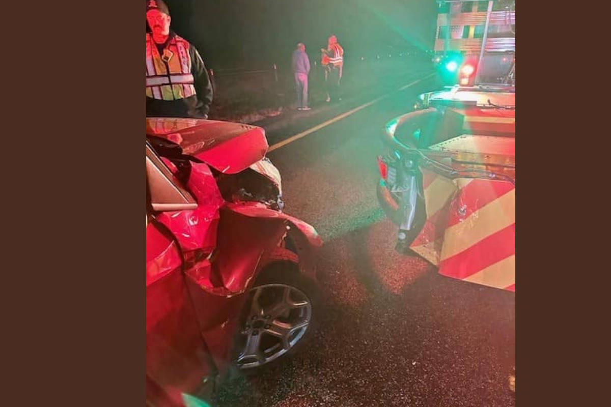 Denton Police's "Blocker 3" Vehicle Hit While On Duty; No Injuries