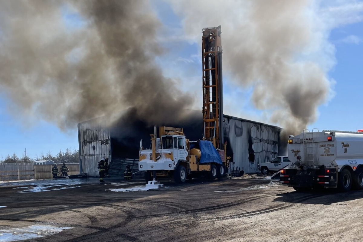 Evacuations in Byers, Colorado as Fire Engulfs Barn, Prompting