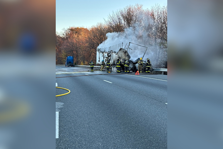 Fatal Tractor-Trailer Crash Engulfs I-95 in Flames, Shuts Down