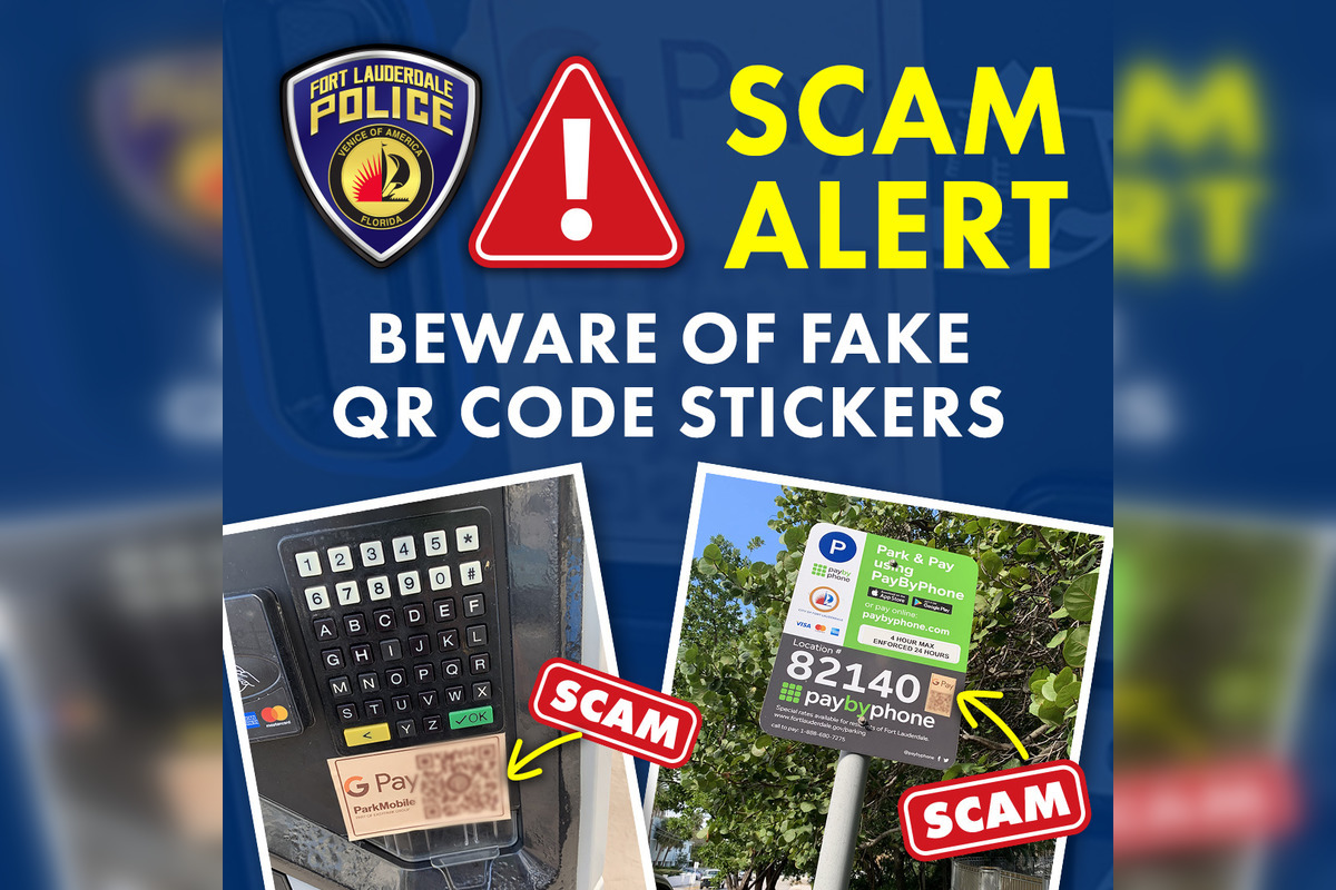 Fort Lauderdale Officials Warn of Fake QR Code Parking Meter Scam