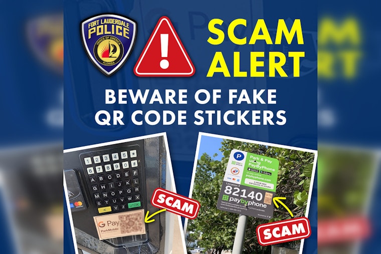 Fort Lauderdale Officials Warn of Fake QR Code Parking Meter Scam