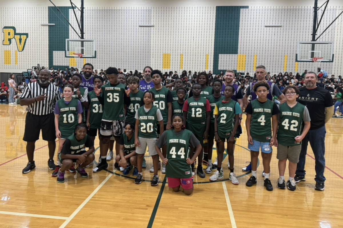 Fort Worth Community Engages with Police in Kids vs. Cops Basketball