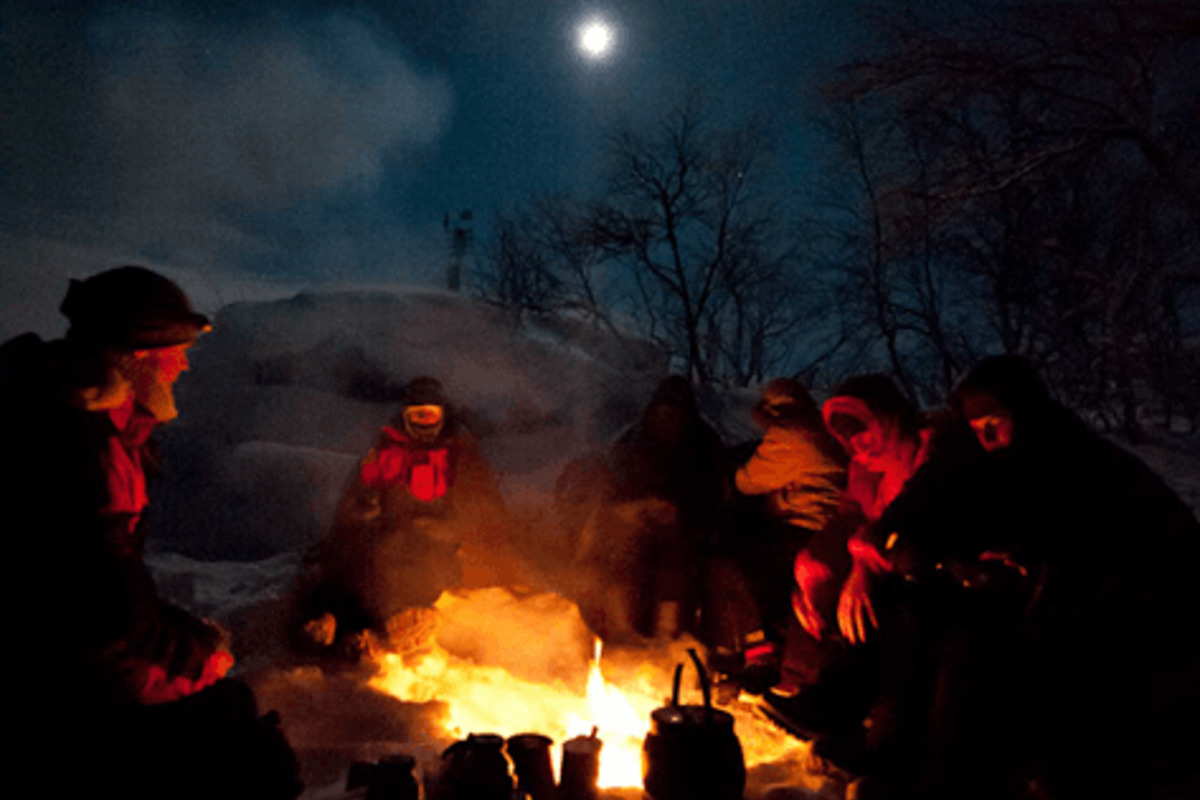 Glide Through Winter Under the Full Moon: Kicksledding Event at Cleary