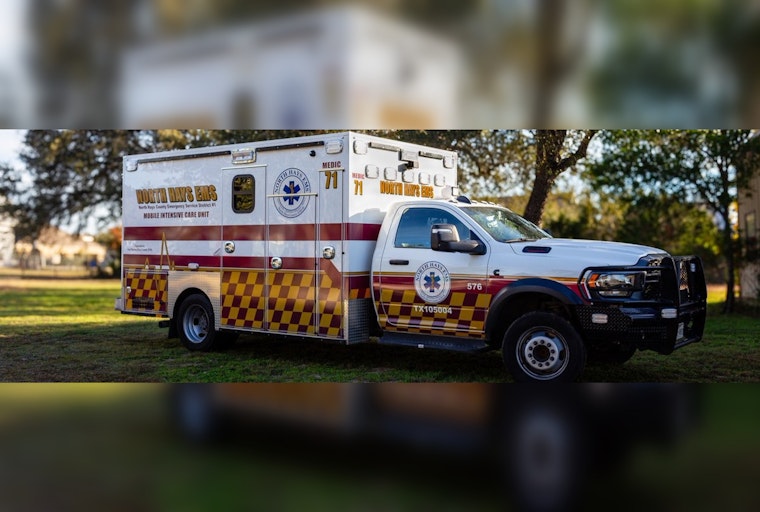 Hays County's North ESD 1 to Forge Independent EMS Path, Ending San