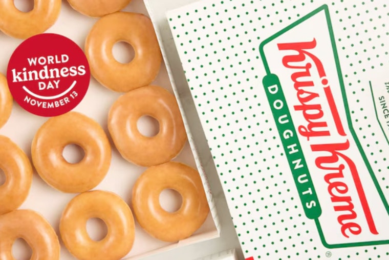 Krispy Kreme Dishes Out Free Dozen Doughnuts for World Kindness Day