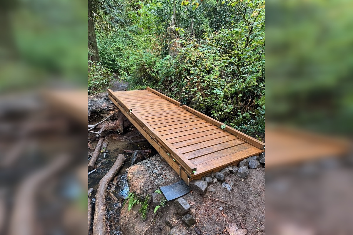 Lacamas Regional Park's Trail to Lower Falls Reopens with New Bridge