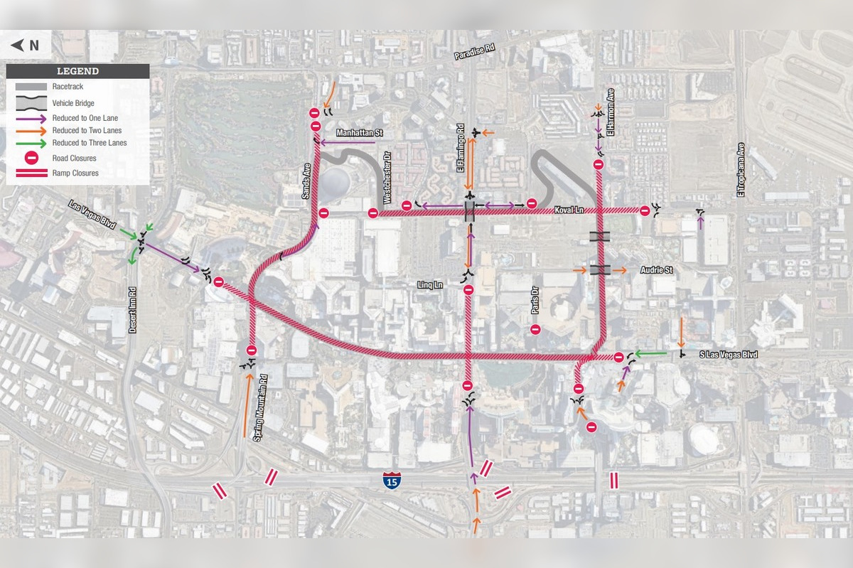 Las Vegas Braces for Traffic Turmoil as F1 Grand Prix Speeds into Town