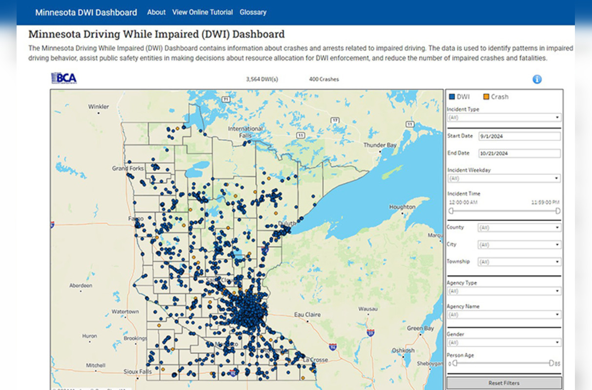 Minnesota Unveils Enhanced DWI Dashboard for Public Use to Combat