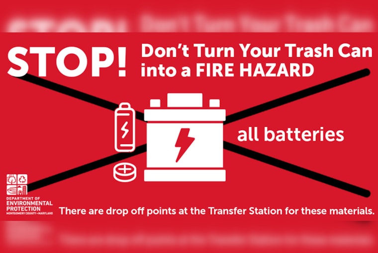 Montgomery County Promotes Safe Battery Disposal on America Recycles