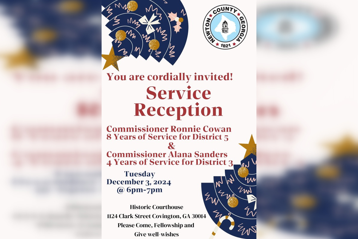Newton County Honors Commissioners Sanders and Cowan with Service
