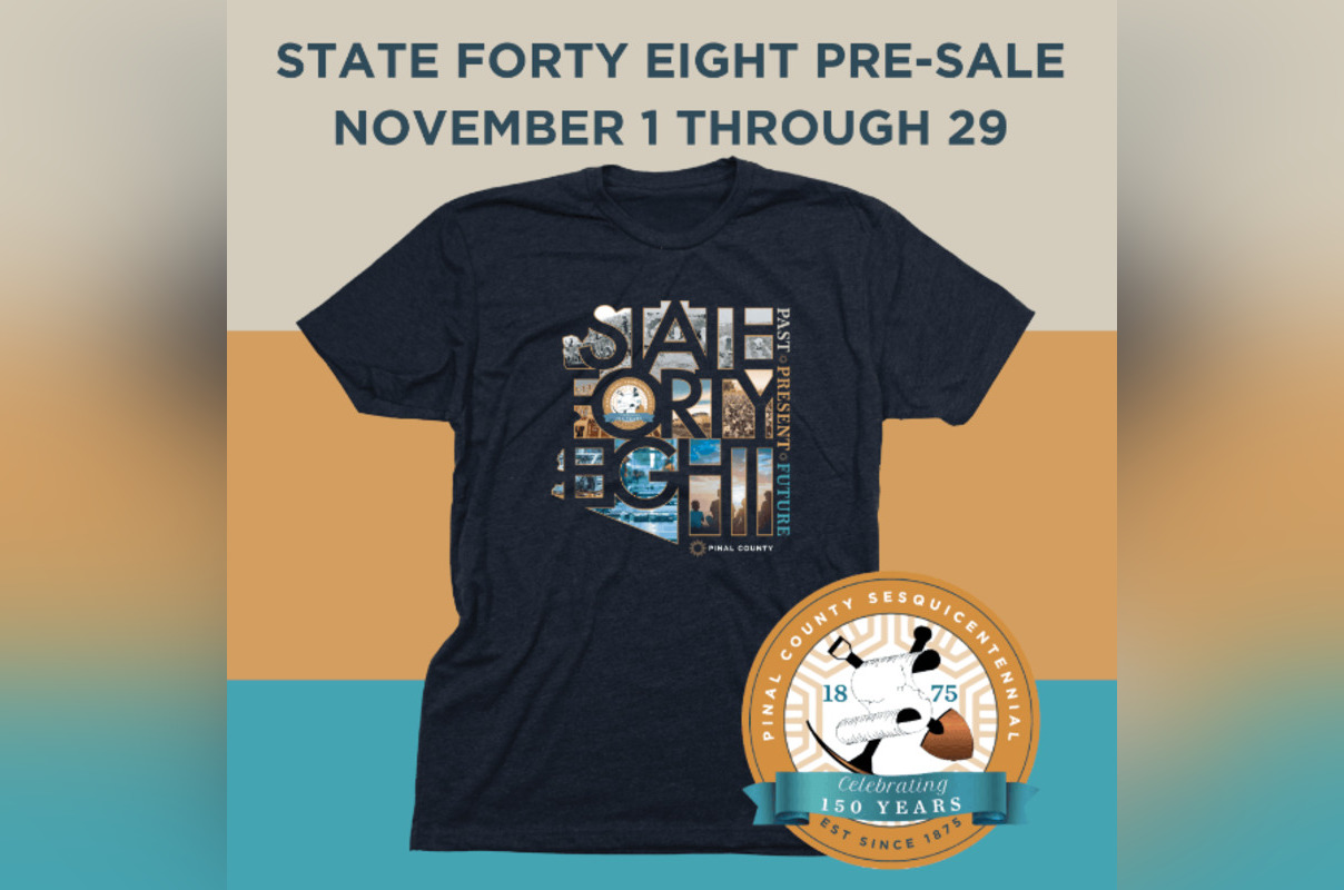 Pinal County Celebrates 150 Years with Commemorative T-Shirts in