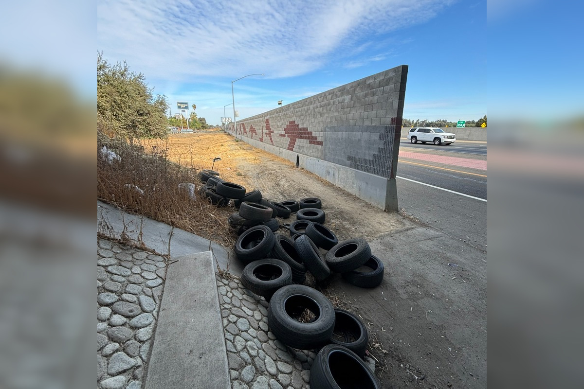 Stockton Ramp Cleared of Illegal Tire Dumping as Suspect Faces Charges