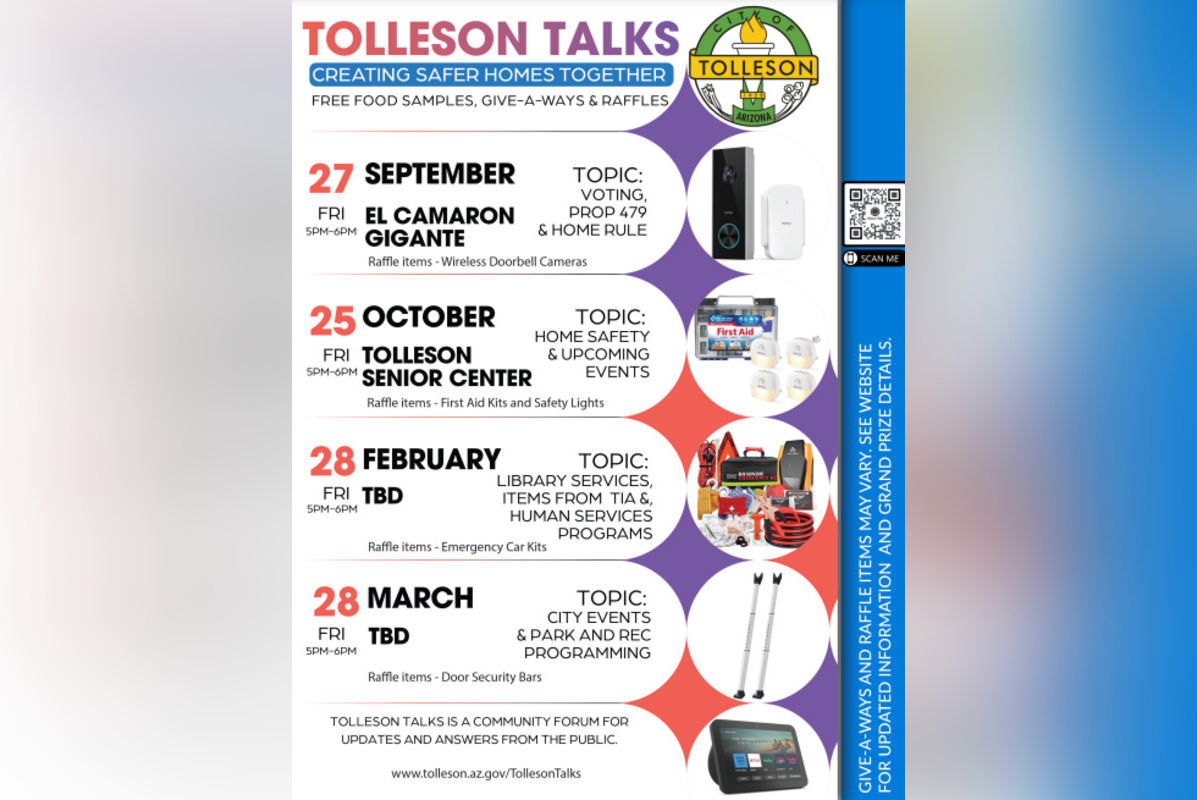 Tolleson Embarks on "Tolleson Talks 2024" Initiative to Enhance Public