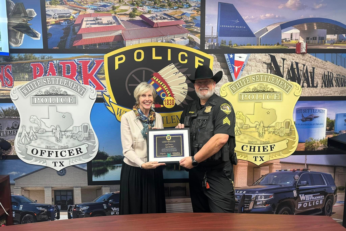 White Settlement Officer Honored by TMI for Preventing Elder Financial