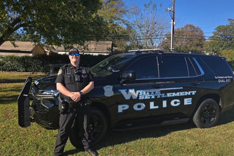 White Settlement Police Department Welcomes Officer Wiseman After