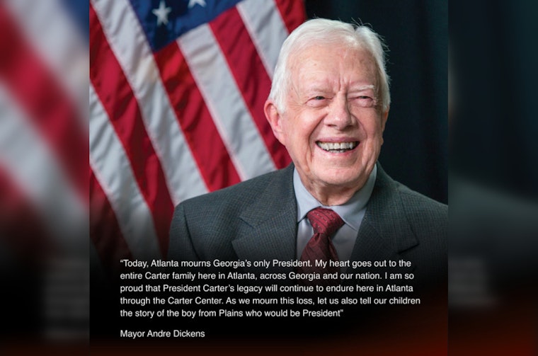 Atlanta Mourns the Loss of Hometown Hero and Ex-President Jimmy