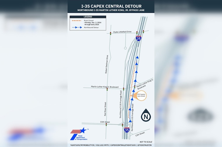 Austin's I-35 Expansion Kicks Off with MLK Jr. Blvd Bypass Lane