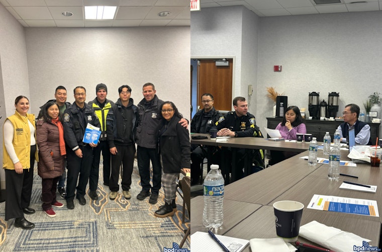 Boston Police and Chinatown Community Cap Off Year of Productive