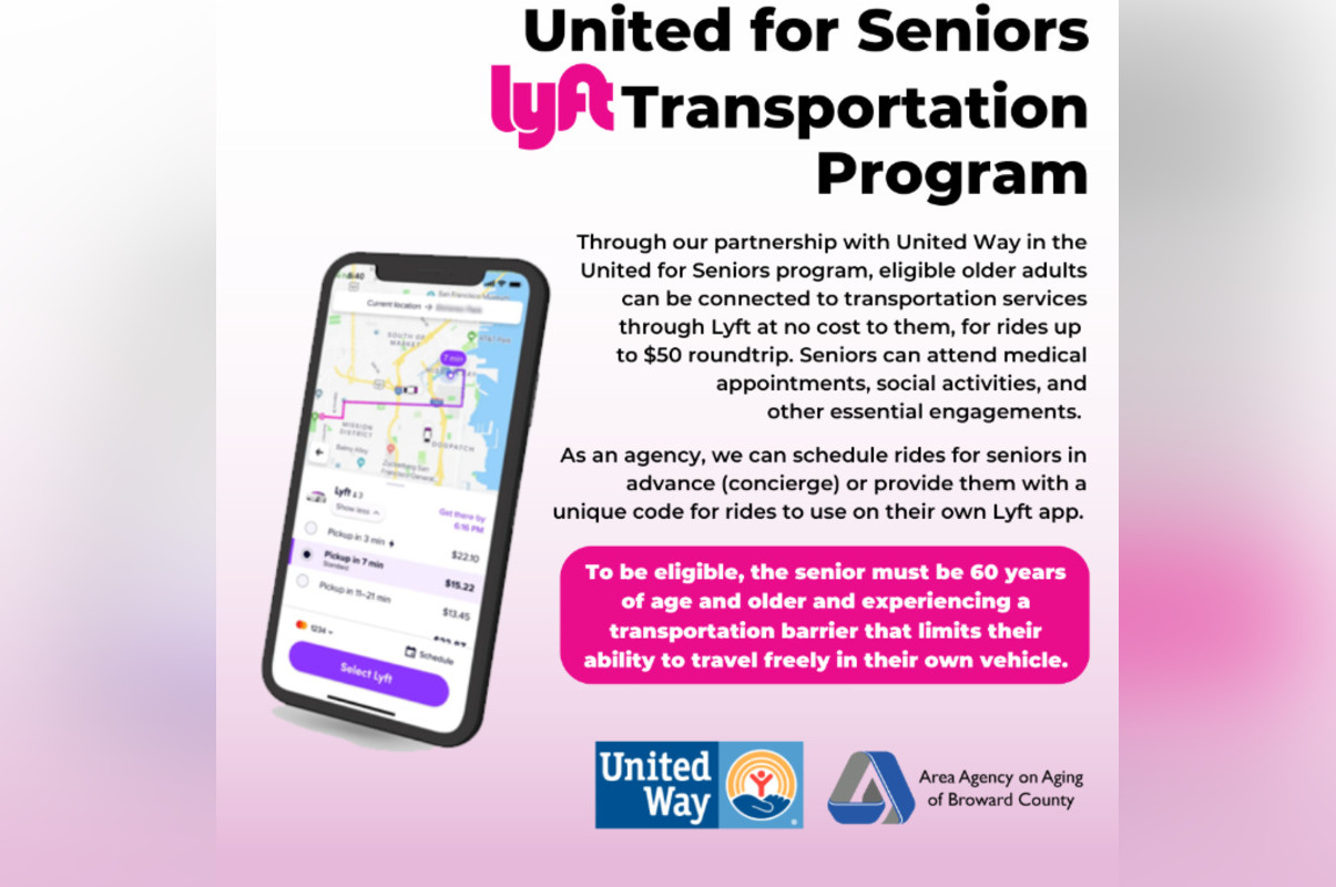 Broward County Seniors Get Free Lyft Rides Through New Empowered